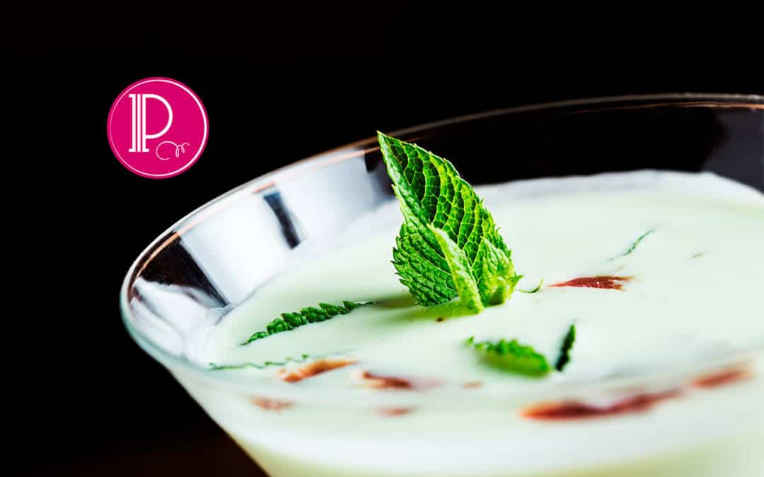 Crema de Melón con Jamón Crujiente - Frutas Puchades